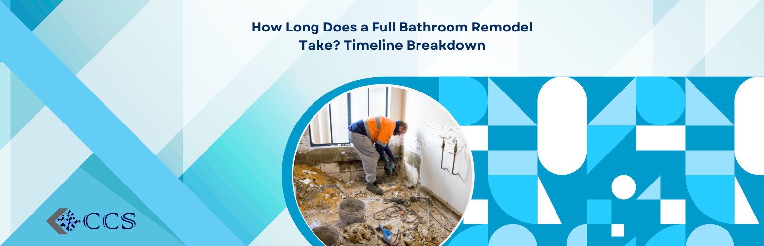 How Long Does a Full Bathroom Remodel Take? Timeline Breakdown ...