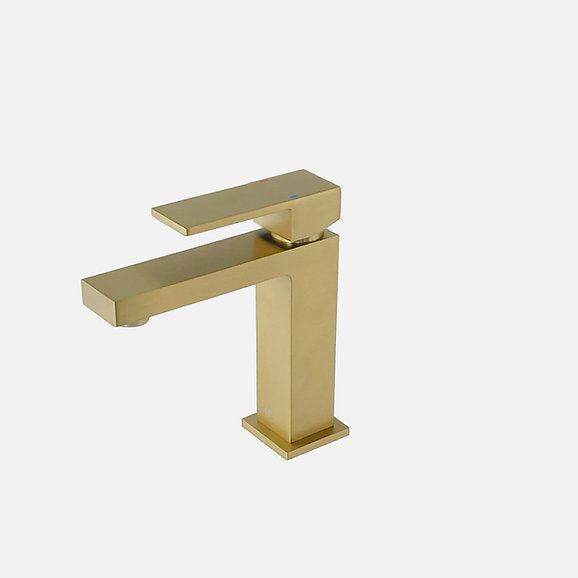AVA - B112G Single Hole Bathroom Faucet- Brushed Gold — Construction Commodities Supply Inc.