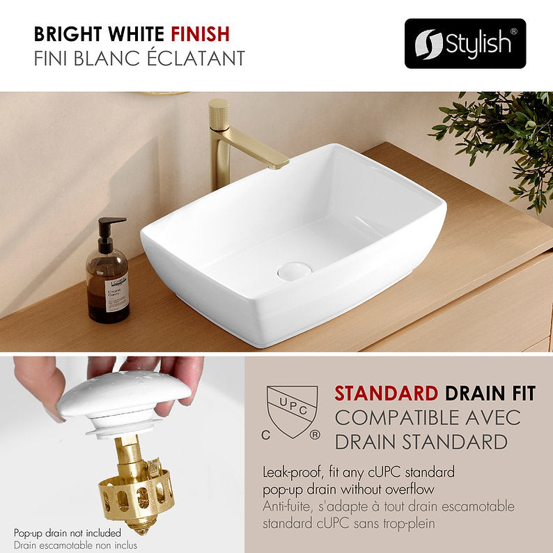 Stylish -19'' COMTEMPO P-220 Vessel Sink — Construction Commodities ...