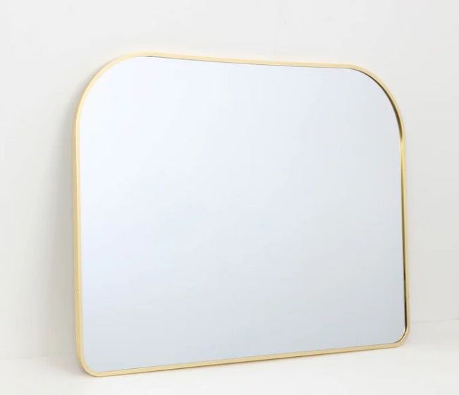 40" x 30" MODERN HOME GOLD MIRROR — Construction Commodities Supply Inc.